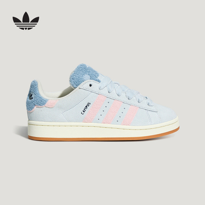 adidas阿迪达斯三叶草面包鞋2026冬女CAMPUS 00S 运动板鞋 HQ7582