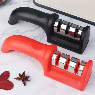 Kitchen 3-Segment Knife Sharpener Household Multi-Functional