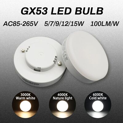 1-20PCS GX53 LED Spotlight wide Voltage AC85-265V 5-15W Dari