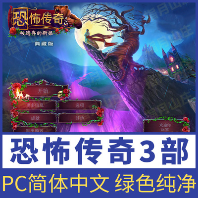 恐怖传奇3部中文冒险解谜win游戏