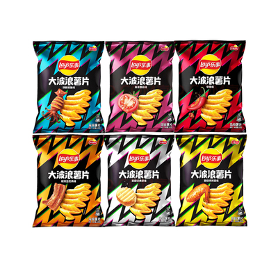 乐事大波浪薯片135g*4袋