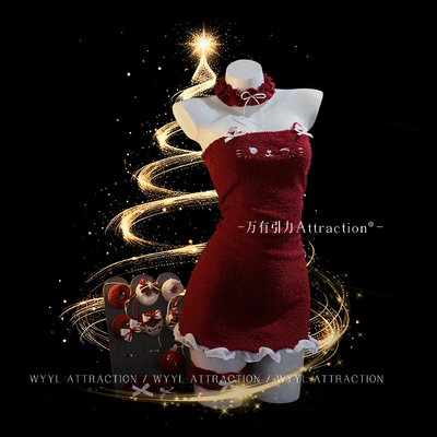 吸引力猫女郎cos红色战袍qqny