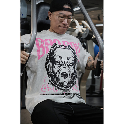 柔软垂感抗皱休闲健身T恤