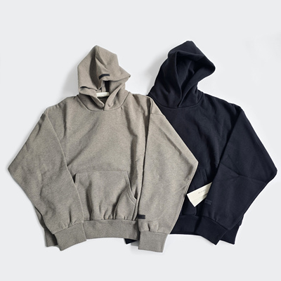 现货25SS FOG ESSENTIALS纯色连帽卫衣后背字母宽松帽衫男女潮