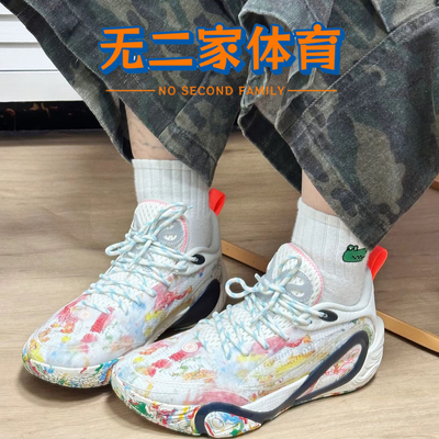 李宁拉塞尔男子篮球鞋画布全掌䨻