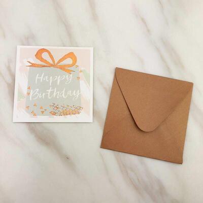 happy birthday card envelope small birthday cards生日贺卡