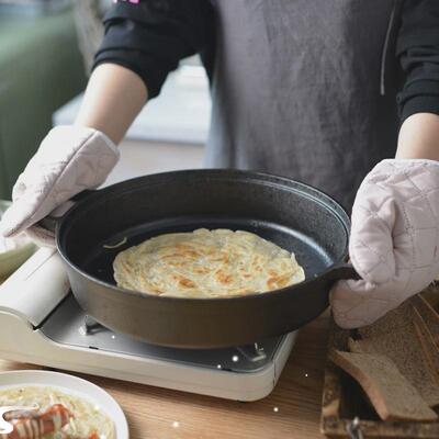 thick cast iron pan pan household pancake pan uncoated non-s