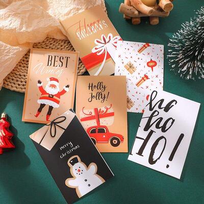 24pcs Christmas Greeting Card Envelop Merry Christmas Cards