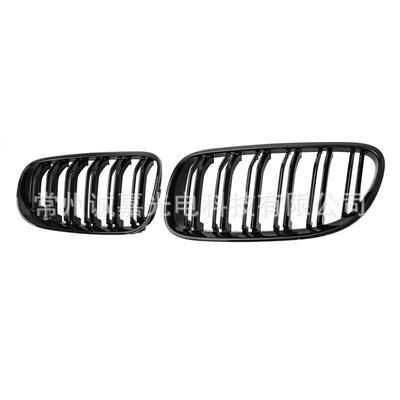 适用于E92E93后期中网老款3系双门M3改装双线亮黑进气格栅