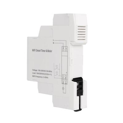 TM608智能WiFi单相电能表手机app家用多功能导轨电表16A100-240V