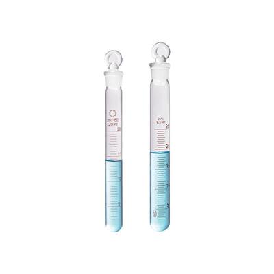 具塞刻度试管磨砂口试管圆底试管5ml10ml15ml20ml25ml50ml100ml