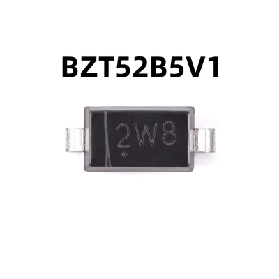 （100只）BZT52B5V1 2W8 SOD-123原装正品  5.1V 350mW稳压二极管