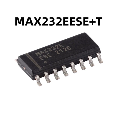 MAX232EESE+T 原装SOIC-16 ±15kV ESD保护 +5V RS-232收发器芯片