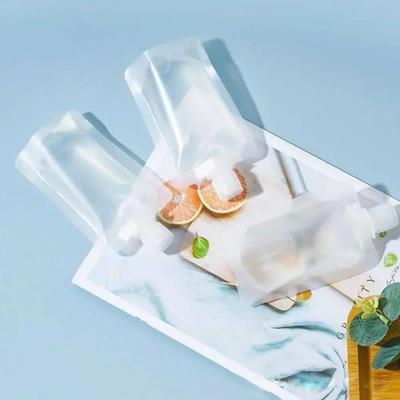 5pcs Pack Travel Pouches for Toiletries, Plastic Refillle
