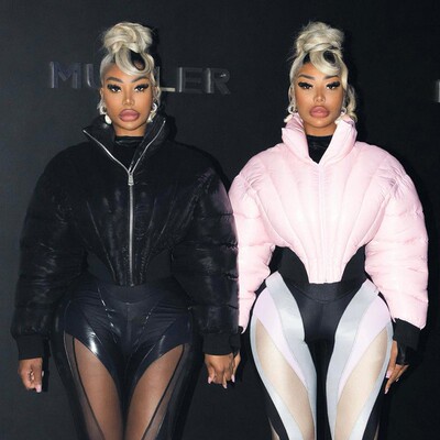 不规则百搭修身辣妹棉服