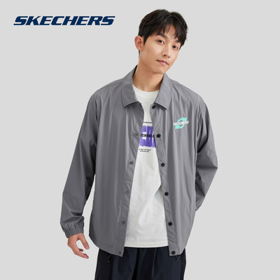 斯凯奇男子潮流速干防晒衣