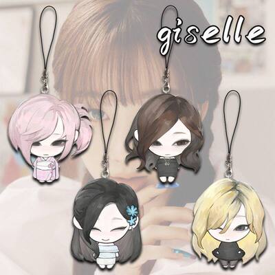 Giselle内永绘里内永枝利可爱高颜值周边学生随身手机链挂件装饰