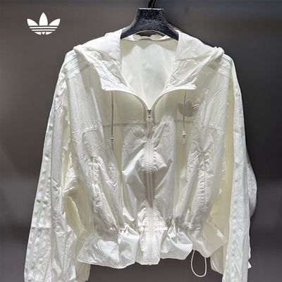adidas三叶草女轻薄防晒夹克