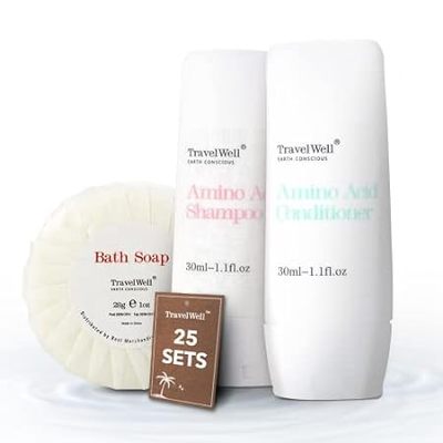 TRAVELWELL Hotel Amenities Toiletries Individually Wrappe
