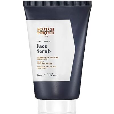Scotch Porter Exfoliating Face Scrub for Men | Facial Cle