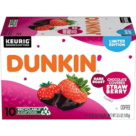 Dunkin’ Chocolate Covered Strawberry Flavored Coffee, 60
