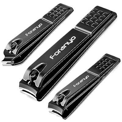 Nail Clippers，3 Piece Toenail Clippers Fingernail Clipper