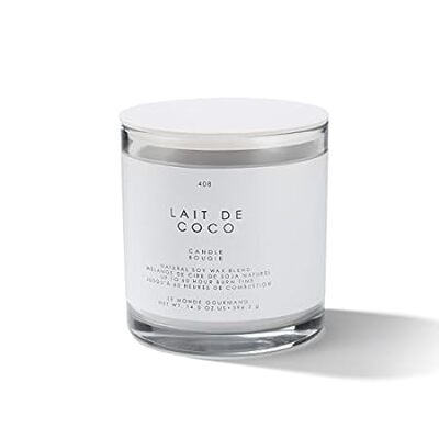 Le Monde Gourmand Lait de Coco Natural Soy-Wax Blend Cand