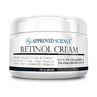Approved Science Retinol Cream with 1% Retinol， 5% Collag