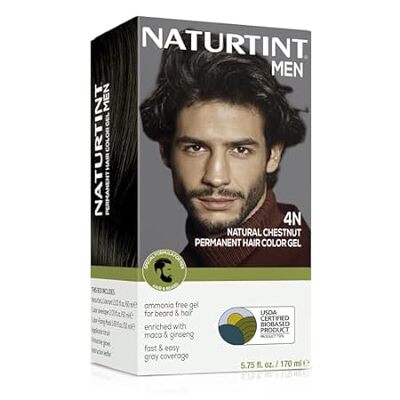 Naturtint Mens Permanent Hair Color 4N Natural Chestnut f