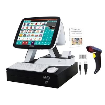 POS Cash Register 15'' Touch Screen Windows PC with Built