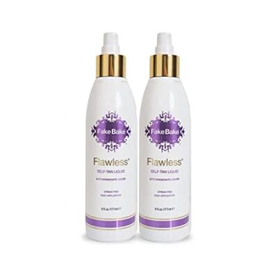 Fake Bake Flawless Self-Tanning Liquid Streak-Free， Long-