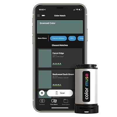 COLOR MUSE Colorimeter， Paint Color Matching Tool， Portab