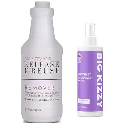 Tape In Extension Remover， 32oz Refill Bottle + Free 8oz