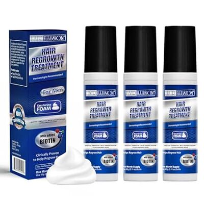 NATURAL HAIR GROWTH FOAM | Helps regrow hair and stop hai