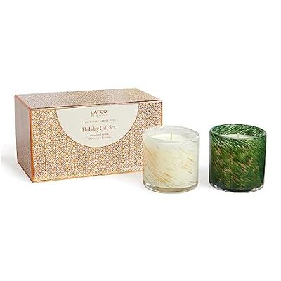 LAFCO New York Holiday Classic Candle Duo - 6.5 oz Each -