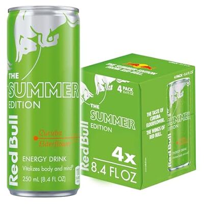 Red Bull Summer Edition Curuba Elderflower Energy Drink，
