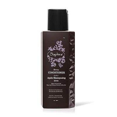 Saphira Divine Curly Conditioner， Sulfate-Free， Paraben-F