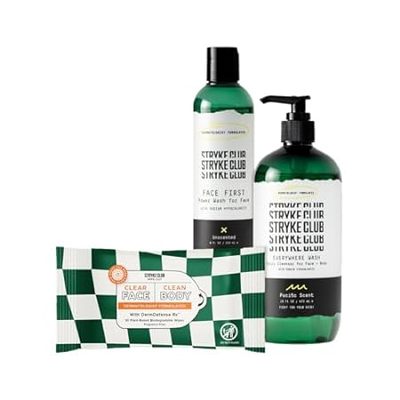 Starter Kit， 3-Step Acne Treatment， Face and Body Wash， H