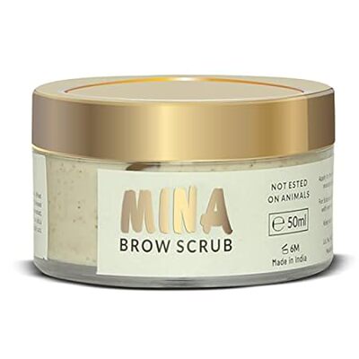 MINA Brow Scrub | For Long-Lasting Henna Or Tint | Natura