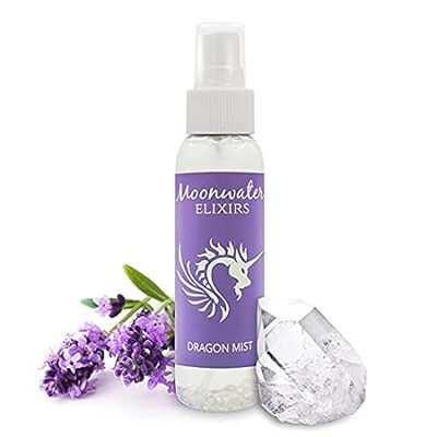 Lavender Smudge Spray with Crystals and Reiki for Cleansi