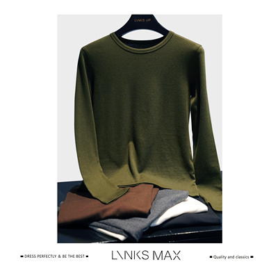 【钱老板专属Links Max极简原纱云感山羊绒圆领T恤59228