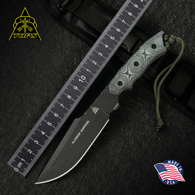 TOPS托普斯野营防身直刀美国进口