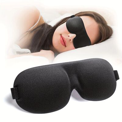 2pcs Unisex Sleep Mask, 3D Light Blocking Eye Mask, Comforta