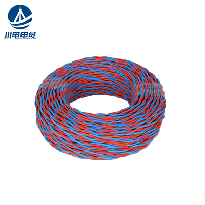 川电电缆耐火消防双绞线电线ZN-RVS 2*1.0/1.5/2.2mm²国标100米