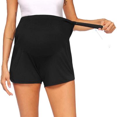 maternity shorts pants womens elastic for trousers