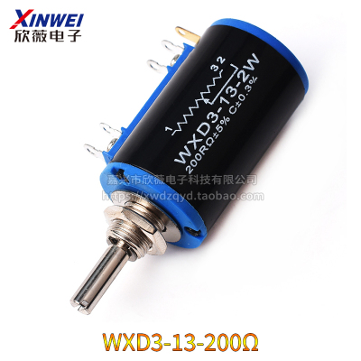 WXD3-13-2W精密多圈电位器100R200R220R470R680R1K2.2K3.3K2K 3K3