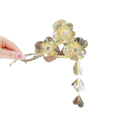 一字夹发饰抓夹纸醉金迷高级感