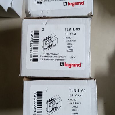 议价罗格朗漏电保护器TLB1L-63 4PTLB1L-63 2PTLB1L-63 3P