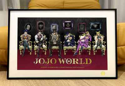 坐姿JOJOJOJO的奇妙冒险承太郎仗助徐伦迪奥Dio石鬼面动漫装饰画