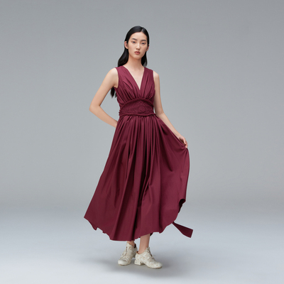 EXCEPTION雷山绣花连衣裙A120-Y1J21